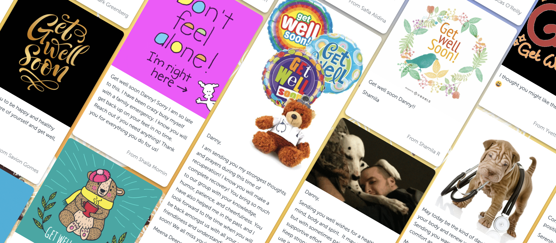 Get Well Soon Group eCard | Kudoboard Blog